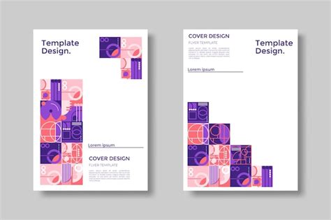 Premium Vector Abstract Bauhaus Geometric Pattern Background Vector Circle Triangle And Square