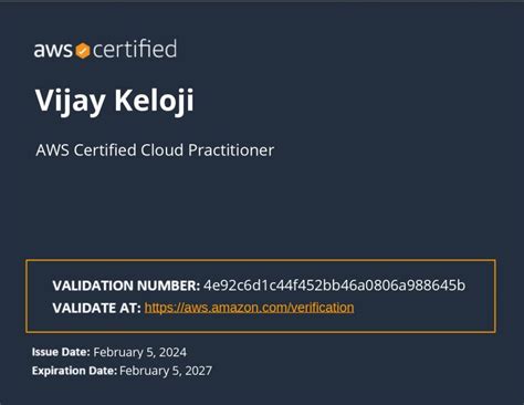 Vijay Keloji On Linkedin Awscertified Cloudpractitioner Aws