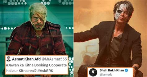 Srk Gives Perfect Reply After Fan Asked About Real Vs Fake Advance Bookings Of Jawan