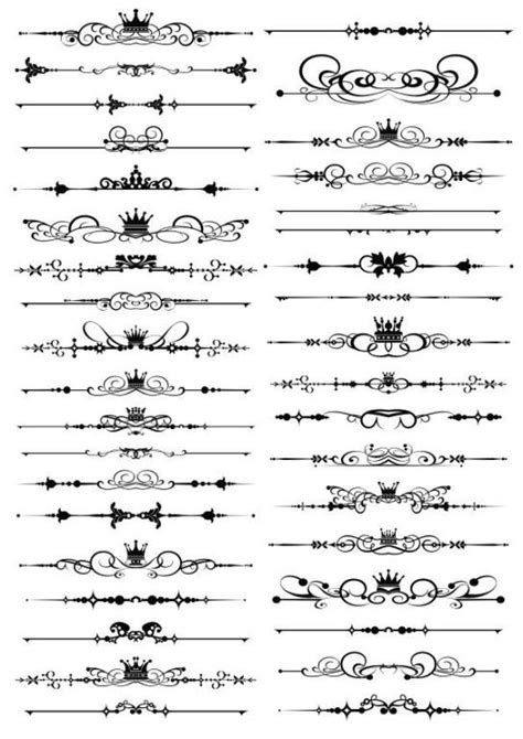 Border Elements Vector At Vectorified Com Collection Of Border Elements Vector Free For