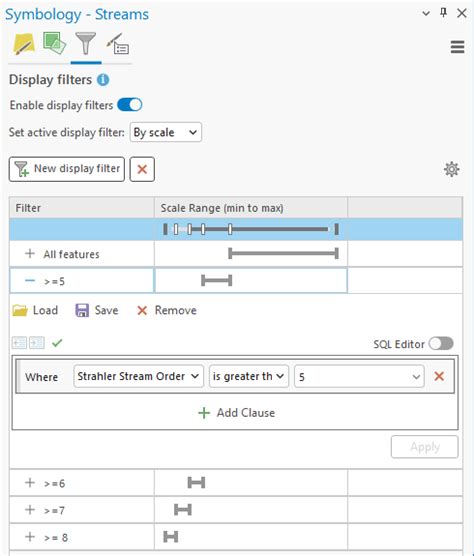 Using Display Filters In Map Viewer