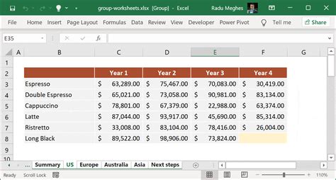 How To Group Worksheets In Excel Streamline Your Workbook Management