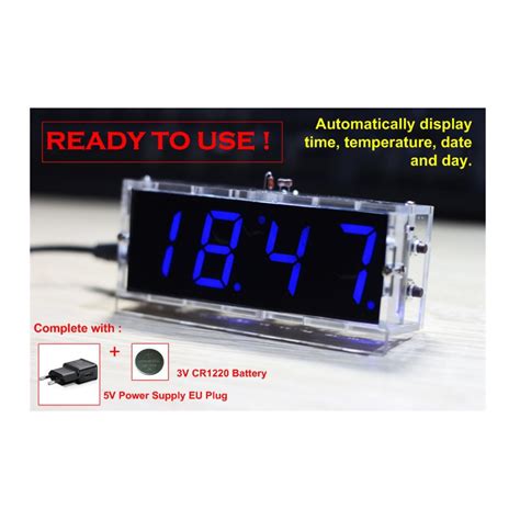 Jual LED Digital Clock Jam Digital LED Stylish Digital Clock Jam LED Meja Shopee Indonesia