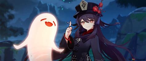 Hu Tao Boo Tao Together Genshin Impact K Wallpaper Download