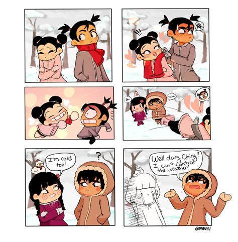 Pucca Garu Ching Abyo Abyo X Ching Pucca And Garu Fan Art Pucca X