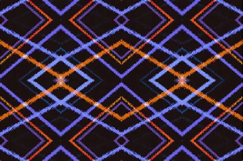 Intersecting Diamonds Vector Pattern Graphic By Danfleites · Creative