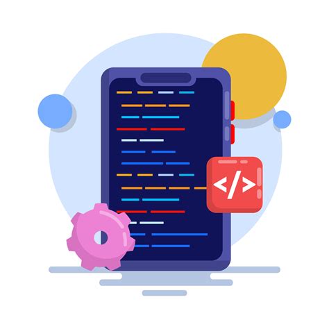 App Development Concept Mobile Ui Ux Web Design App Design Coding