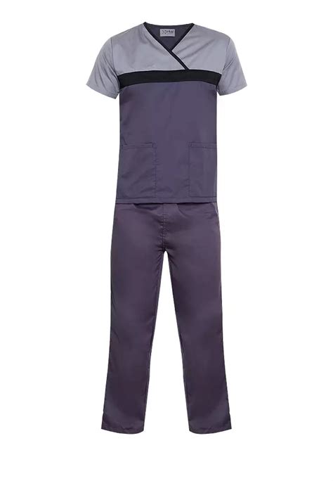 Buy Intal Garments Scrub Suit Medical Doctor Nurse Uniform Ss04 Overlap Tricolor Combination
