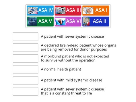 Asa Classifications Une Las Parejas