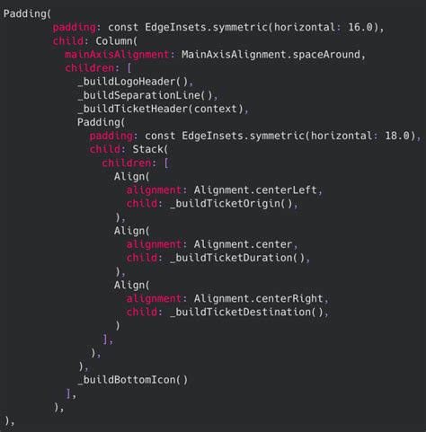 Flutter Vignette Boarding Pass Flattered With Flutter