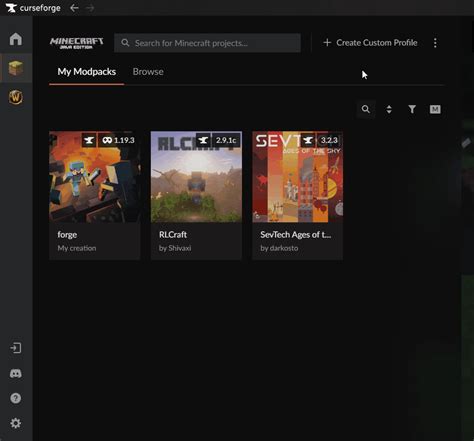 Installing Minecraft Modpacks Curseforge Support