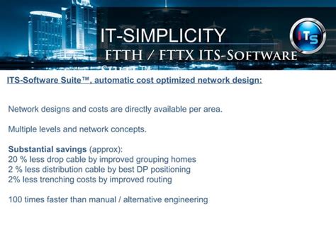 Real Fibre Optic Ftth Fttx Network Design Engineering And Planning Software For Autocad Ppt