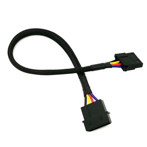 Angitu Customized Length Pin Molex Mm Extension Cable IDE Pin LP Male To Female Adapter