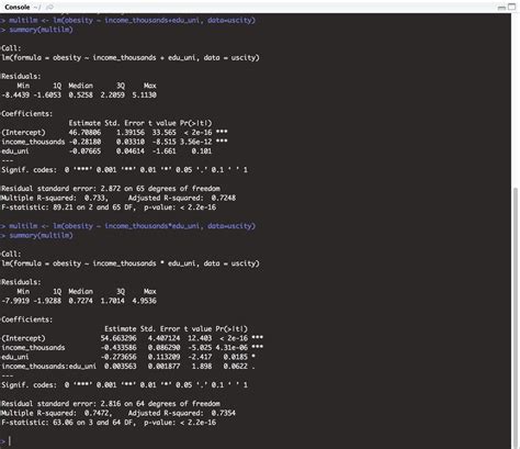 Interpretation Of Multivariate Linear Regression Significance With