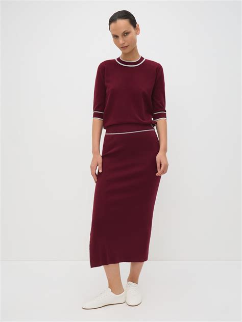 Трикотажная юбка карандаш