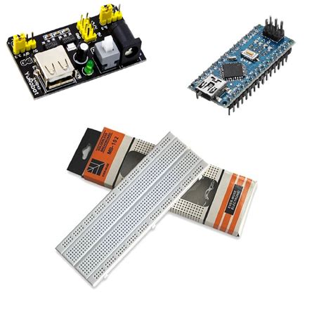 Контроллер Arduino Nano 3 0 модуль питания макетной платы макетная плата 830 контактов