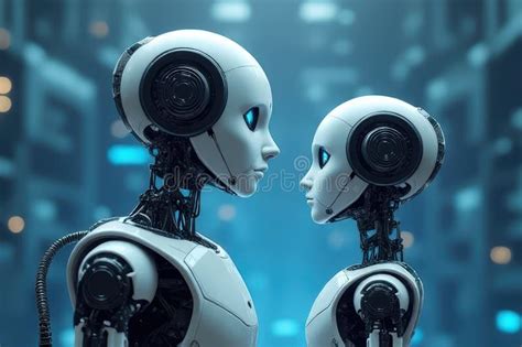 Robotics And Simulation Methods In Machine Learning Stock Illustration