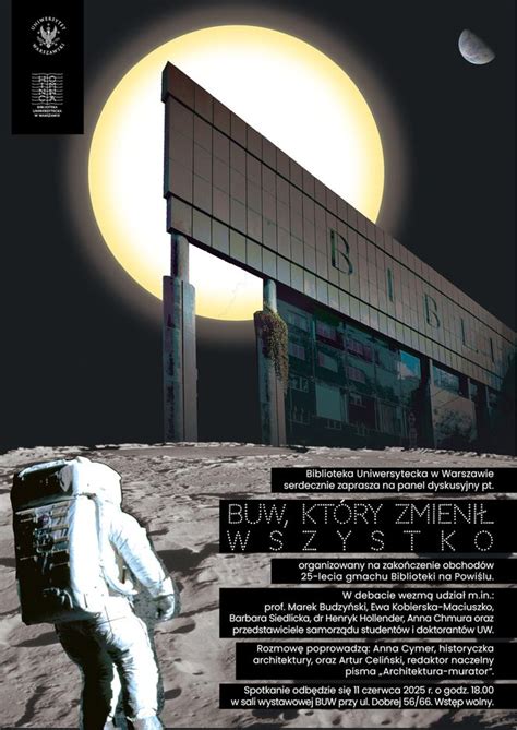 Buw Który Zmienił Wszystko Debata Odbędzie Się 11 Czerwca W Budynku Biblioteki Architektura