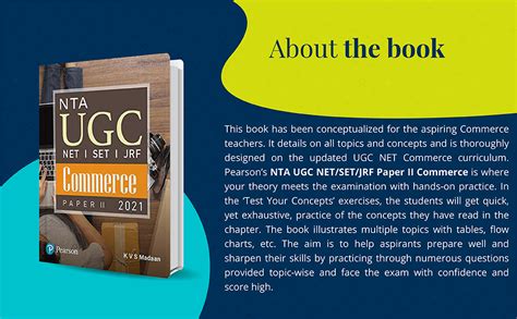 Buy NTA UGC NET SET JRF Paper II Commerce First Edition By Pearson Book Online At Low