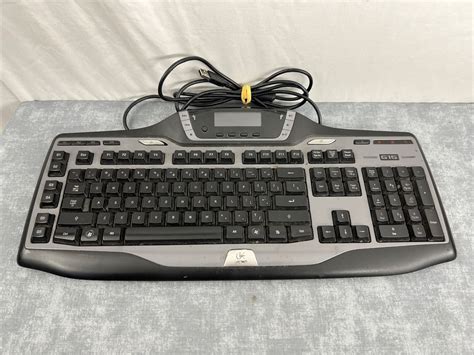 Used Logitech G15 Tested Usb Wired Gaming Keyboard Illuminated Screen Y