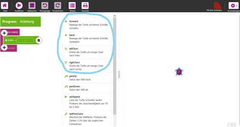 Anwendungsanleitung Turtle Didaktik Der Informatik