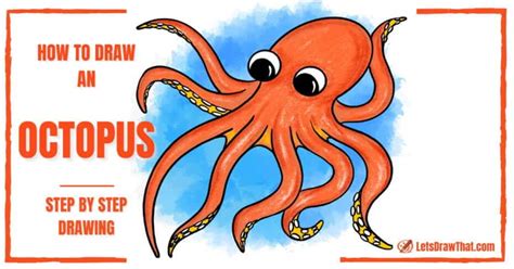 How To Draw An Octopus An Easy Octopus Drawing