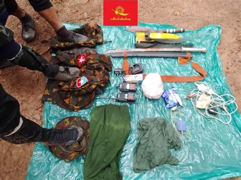 သရက်ချောင်းမြို့နယ်တွင် တပ်စွဲထားသည့် စစ်ကောင်စီတပ်ကင်းစခန်း နှင့် ပျူစောထီး စခန်းများကို Pdf