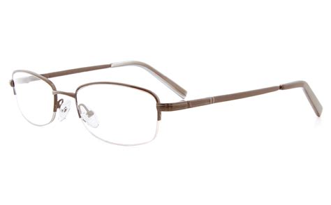 Oval Semi Rimless Glasses