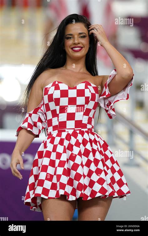 Ivana Knoll Is Seen In The Stands Before The Fifa World Cup Group F