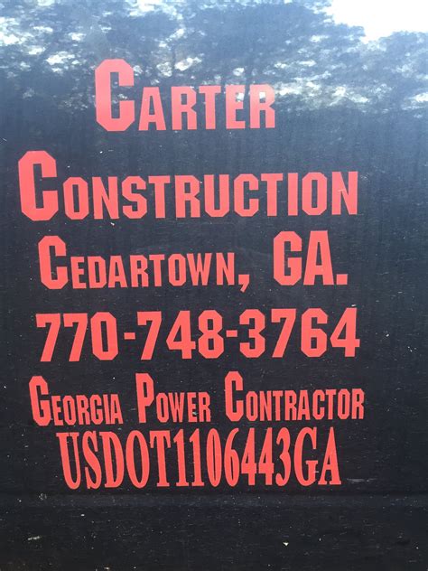 Elmo Carter Construction Company Inc Cedartown Ga