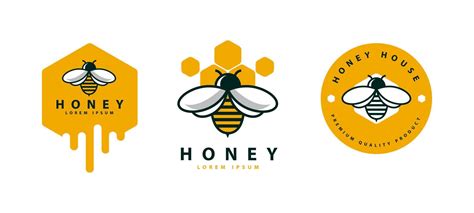 Honey Logo Design 17545184 Vector Art At Vecteezy