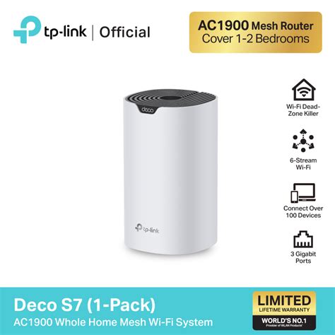 Tp Link Deco S Ac Whole Home Mesh Wi Fi System Dual Band Wi Fi