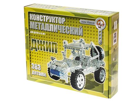 Купить металлический конструктор джип Десятое Королевство
