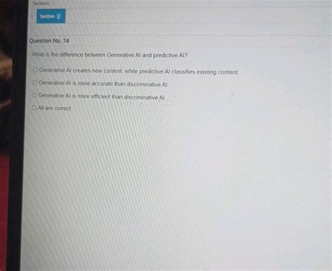 Sections Secton 1 Question No 14 What Is The StudyX