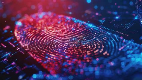 Advanced Fingerprint Identification Technology For Digital Cyber Security Biometrics Security