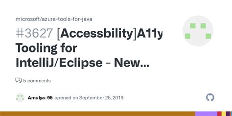 Accessbility A11yjava Tooling For Intellijeclipse New Featurelink A Cluster Link A Cluster
