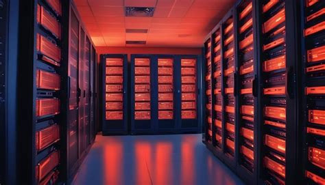 Server Racks In Computer Network Security Server Room Data Center D