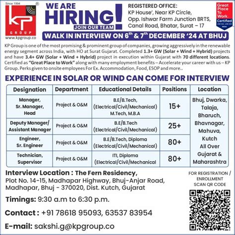 Joinkpgroup Walkininterview Renewableenergycareers Kpgrouphiring Careeropportunity
