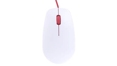 Sc0165 Raspberry Pi Red White Raspberry Pi Mouse Rs