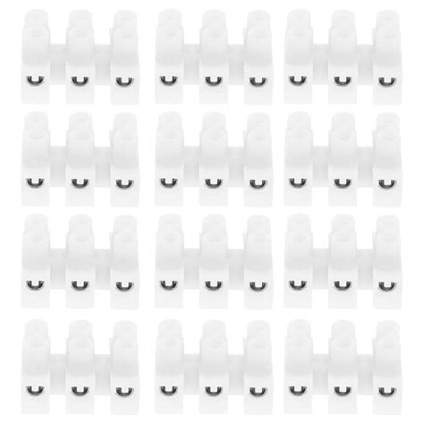 Unbranded 50 Pcs Barrier Strip Terminal Kit Three Position Convenient