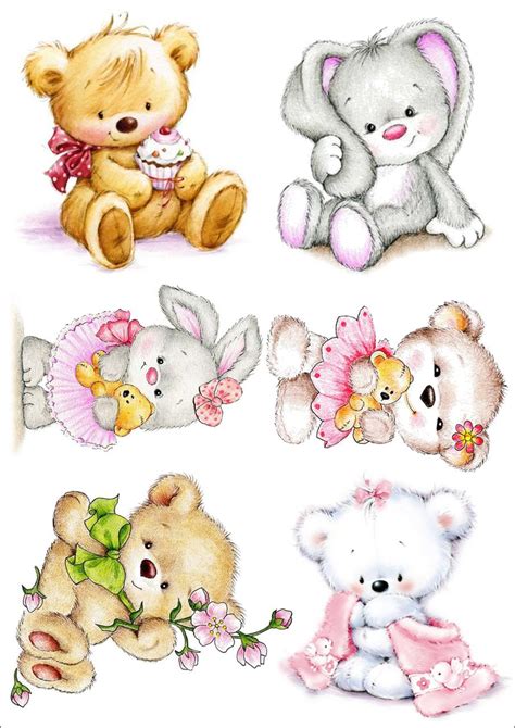 Купить Вафельная или сахарная картинка Медвежата 02 цена 45 ₴ — Prom Ua Id 1805437826