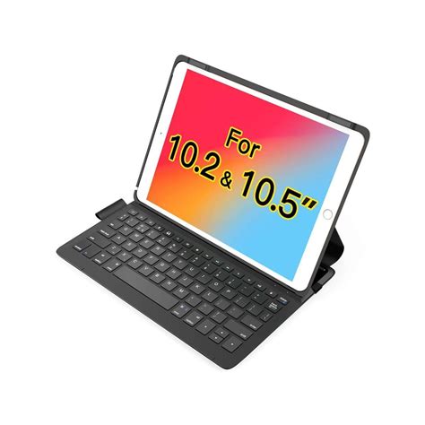 Калъф за клавиатура за iPad 9th 2021/iPad 8th 2020/iPad 7th 2019 10,2 ...