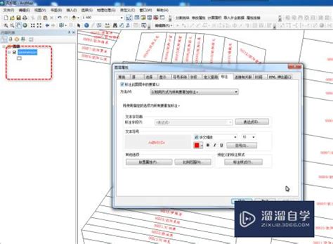 Arcgis属性字段标注怎么转cad标记？溜溜自学网