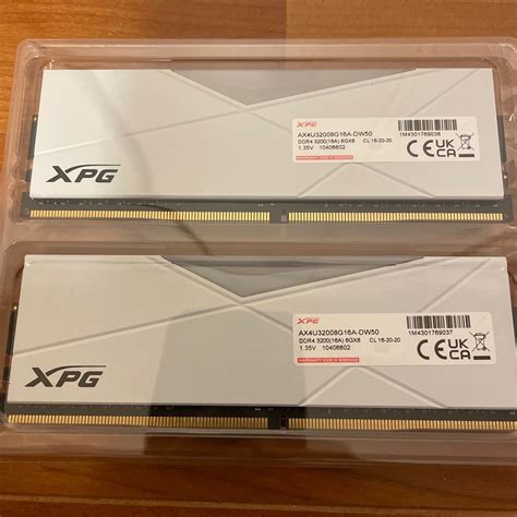 Yahoo オークション Xpg Ddr4 Rgb Memory 8gbx2 Pc4 25600 3200mhz 中古