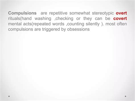 Presentation Ocd Ppt