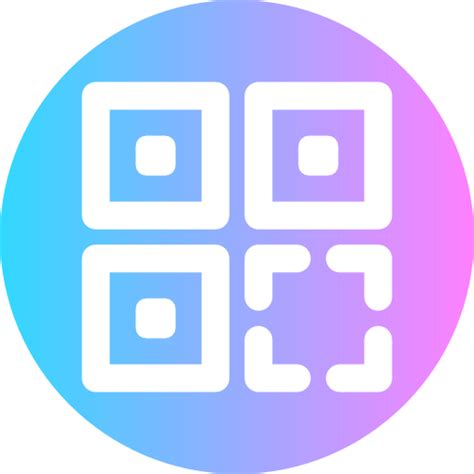 Qr Code Super Basic Rounded Circular Icon