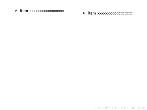 Beamer Top Alignment Of Enumerations In Columns Tex Latex Stack