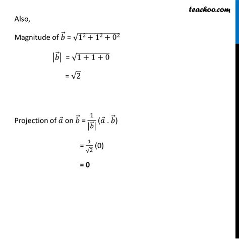 Ex Find Projection Of Vector I J On Vector I J