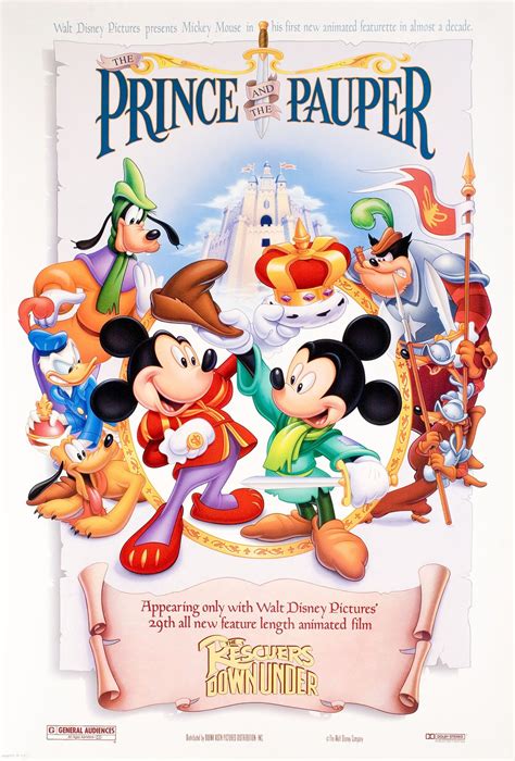 The Prince And The Pauper Original 1990 Us One Sheet Movie Poster