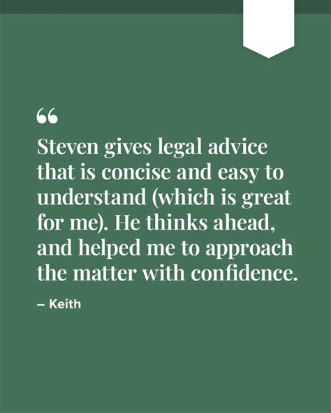 Sounds Like Keith Is Extremely Pleased With Steven And The… Freebairn And Hehir Lawyers